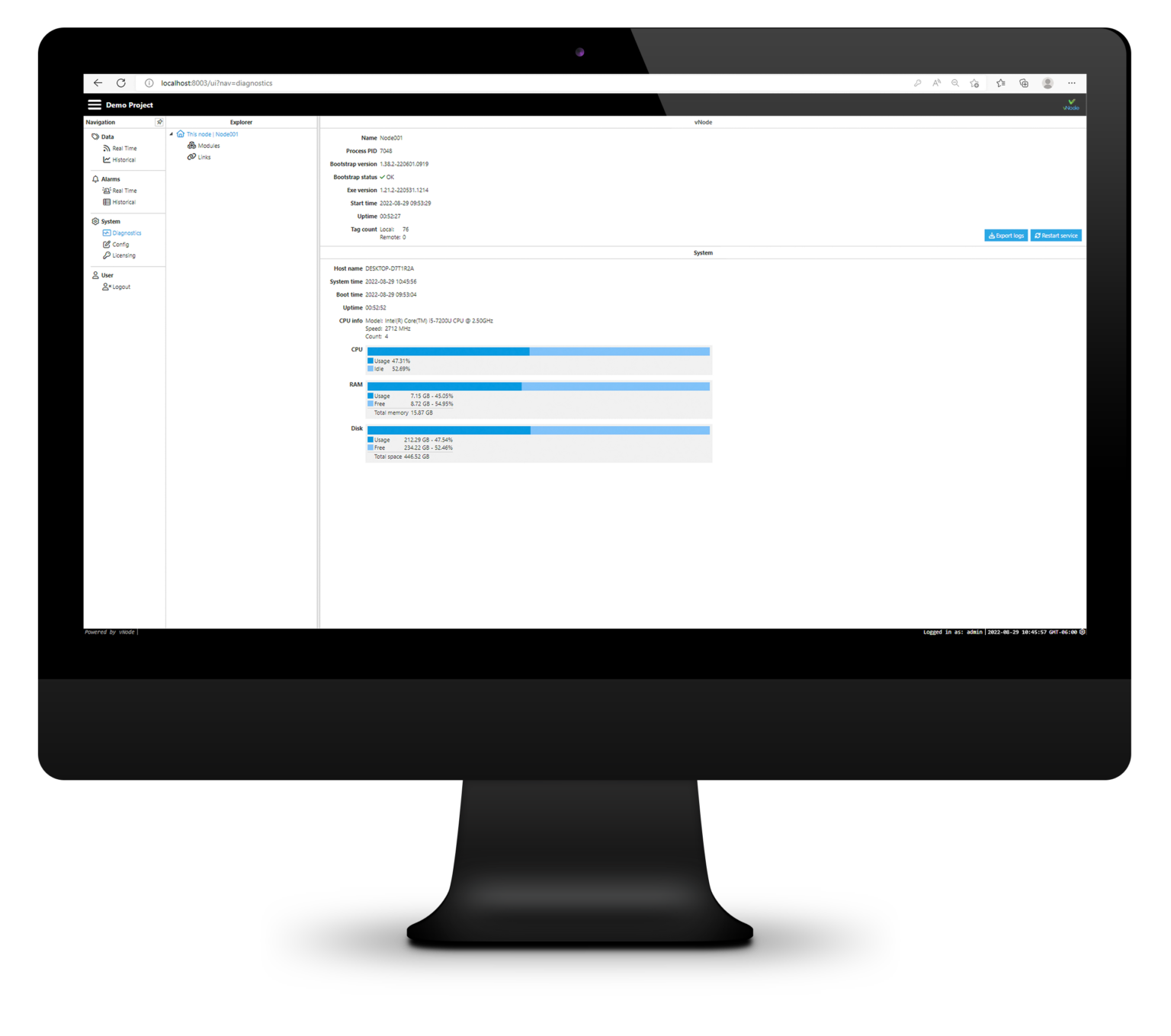 New version 1.21 | vNode